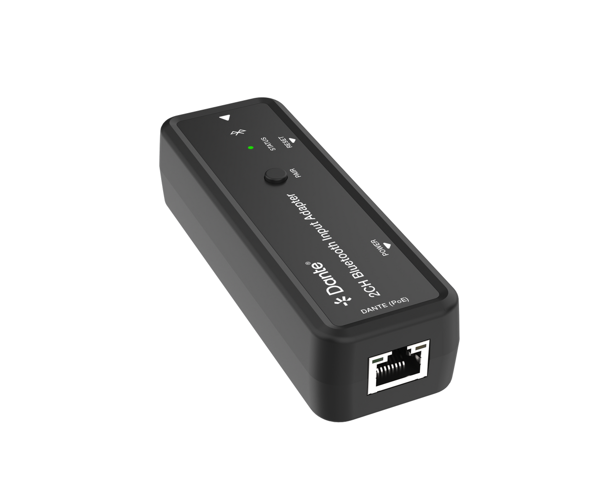 Dante 2CH Bluetooth Input Adapter with PoE – Local Electronics Tasmania