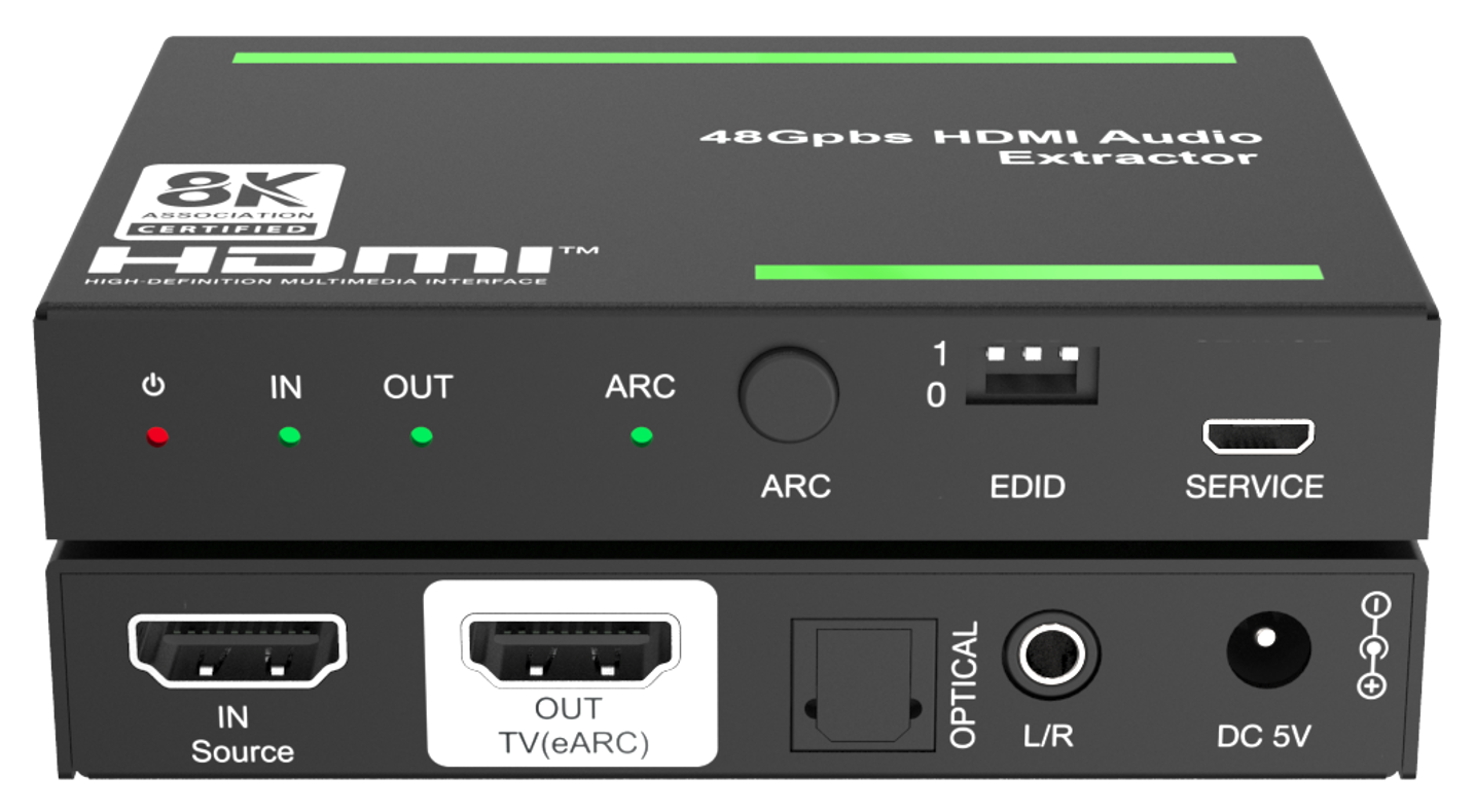 48Gbps HDMI Audio De-embedder w/ ARC – Local Electronics Tasmania
